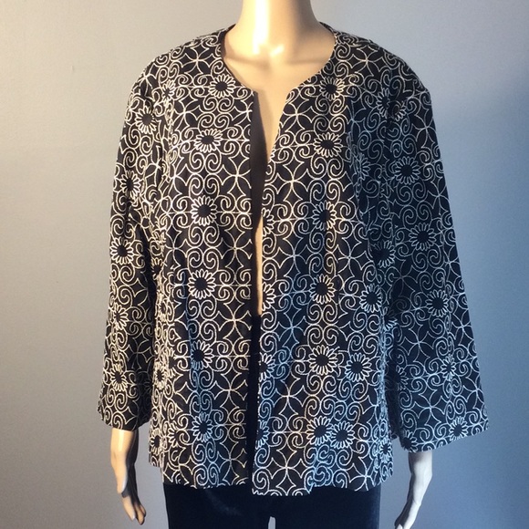 Bandolino | Jackets & Coats | Bandolino Womans Openfront Bw Floral ...